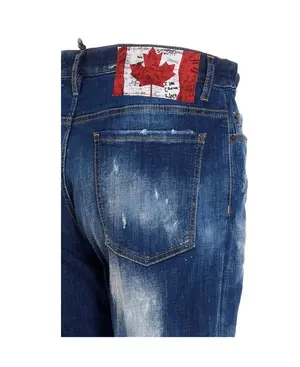 Dsquared2 Cropped Jeans With Distressed Details