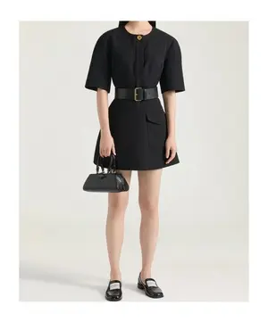 Givenchy Flap Pocket Mini Dress
