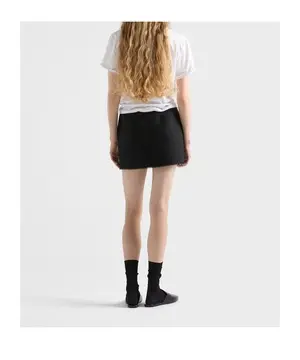 Prada Mini Skirt With Lace Trim