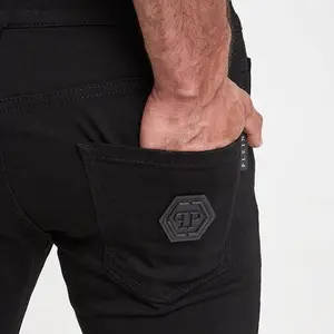 Philipp Plein Logo Detail Jeans