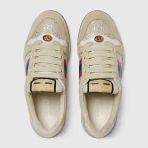 Gucci Web Screener Sneakers - Nude