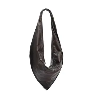 LEMAIRE Leather Twisted Shoulder Bag - Black