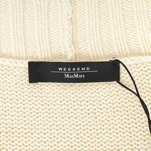 Max Mara Acacia Oversized Jacquard Knit Cardigan - White
