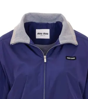 Miu Miu Poplin Blouson Jacket