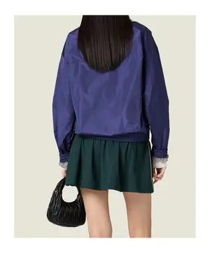 Miu Miu Poplin Blouson Jacket