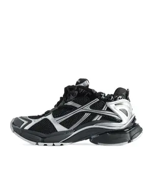 Balenciaga Runner Lace-up Sneakers - Black/silver