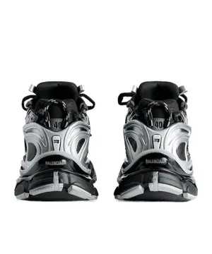 Balenciaga Runner Lace-up Sneakers - Black/silver