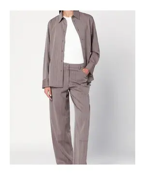 GOLDEN GOOSE Striped Long Sleeve Shirt