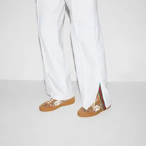Gucci Interlocking G Low-top Sneakers - Brown