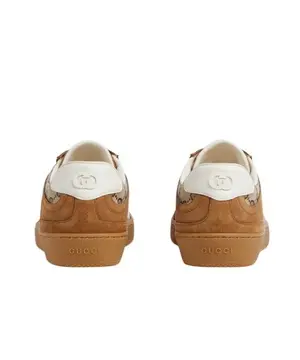 Gucci Interlocking G Low-top Sneakers - Brown