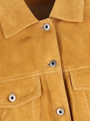 Loewe Balloon Silhouette Buttoned Jacket - Camel