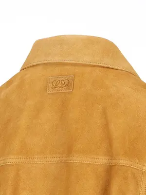 Loewe Balloon Silhouette Buttoned Jacket - Camel