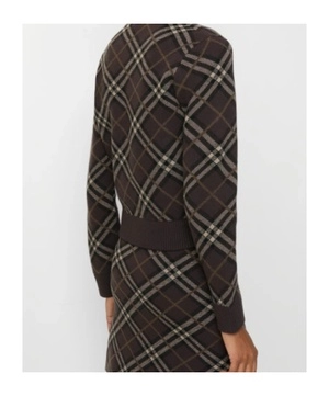 Burberry Checked Zip-up Bomber Jacket
