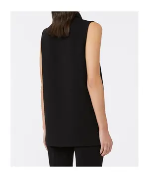 Max Mara Sleeveless Collared Polo Shirt