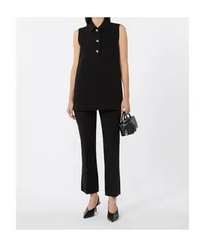 Max Mara Sleeveless Collared Polo Shirt