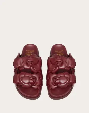 Valentino Garavani Atelier 03 Rose Edition Slide Sandals