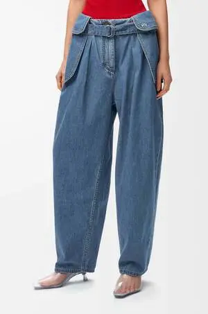 Loewe Straight-leg Cargo Jeans - Blue