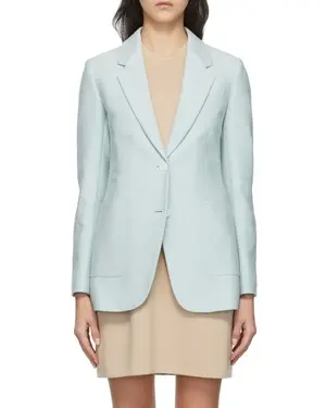 Max Mara Tailored Suit Coat With Notched Lapel