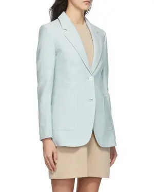 Max Mara Tailored Suit Coat With Notched Lapel