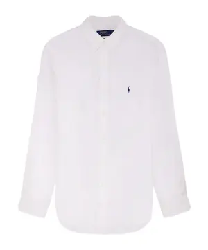 Ralph Lauren Polo Logo Detailed Slim-fit Shirt - No