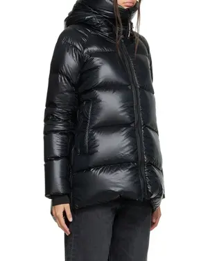 Canada Goose Cypress Puffer Hooded Jacket - Black