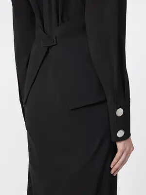 Sportmax Pirania Ruched Button-up Dress