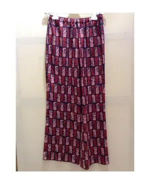 Kenzo Mermaid Print Wide-leg Trousers