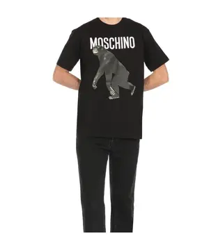 Moschino Printed T-shirt - Black