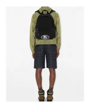 Burberry Logo Print Backpack