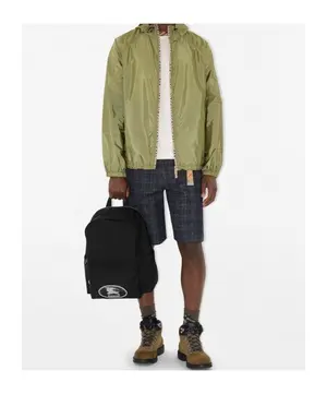 Burberry Logo Print Backpack