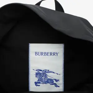 Burberry Logo Print Backpack