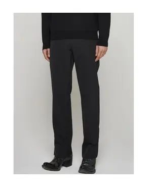 Prada Straight Leg Trousers - Black