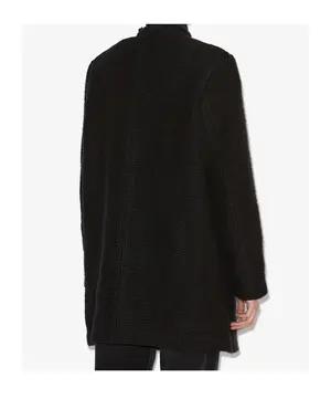 Isabel Marant Étoile Garmia Asymmetrical Jacket With Leather Buckles And Fringed Detail