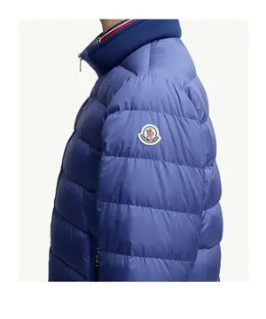Moncler Brendann Zip-up Padded Jacket - Blue