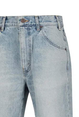 Celine Dylan Flared Jeans In Rider Wash Denim