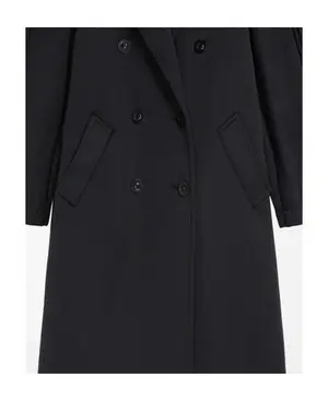 Max Mara Madame2 Double-breasted Coat - Black