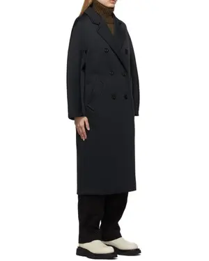 Max Mara Madame2 Double-breasted Coat - Black