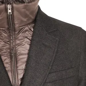 Herno High Collar Coat - Black