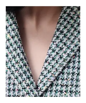Dior Fitted Jacket With Houndstooth Pattern And Sequins