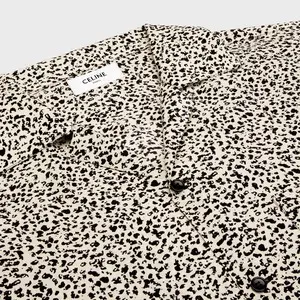 Celine Hawaiian Shirt In Printed Crepe De Chine