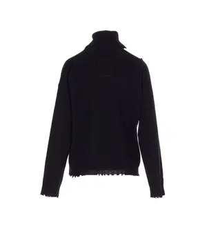 UMA WANG Turtleneck Sweater With Cut-out Detail