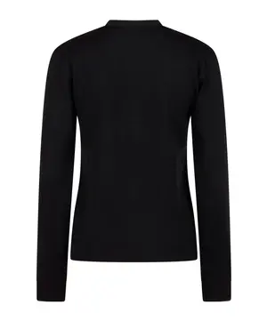 LEMAIRE Twisted V-neck Jumper - Black