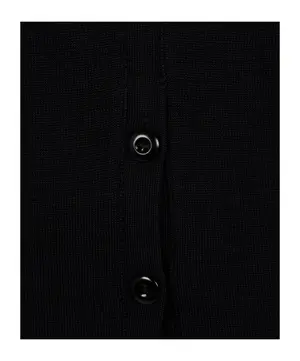 LEMAIRE Twisted V-neck Jumper - Black