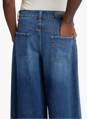 7 For All Mankind High-waisted Wide-leg Jeans
