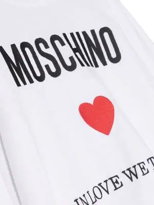 Moschino Embroidered Cotton Sweatshirt