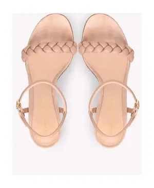 GIANVITO ROSSI Braided High Heel Sandals
