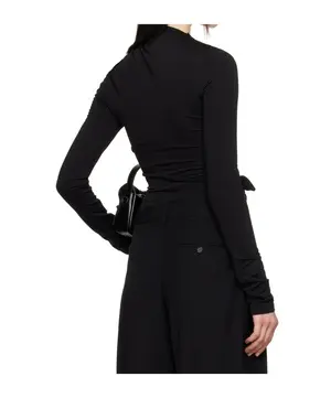 Acne Studios Long Sleeve Knot Detail Top
