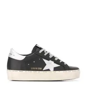 GOLDEN GOOSE Hi Star Sneakers - Black