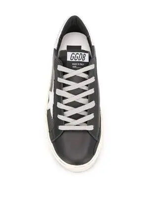 GOLDEN GOOSE Hi Star Sneakers - Black