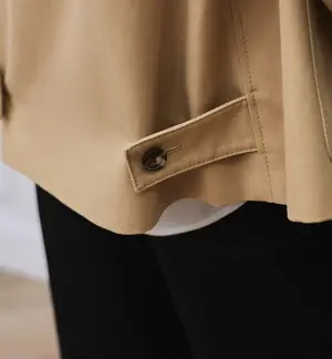 Dior Embroidered Workwear Jacket With Leather Logo Detail